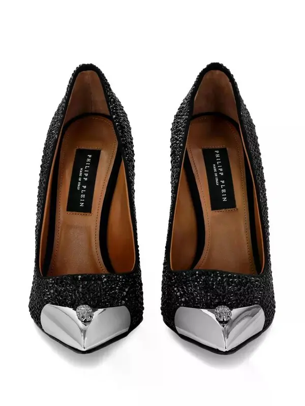 Philipp Plein Mix Strass Pumps