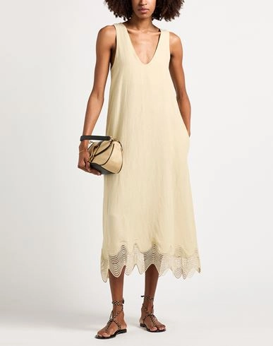 Alpha Studio Linen & Viscose Maxi Dress - Beige