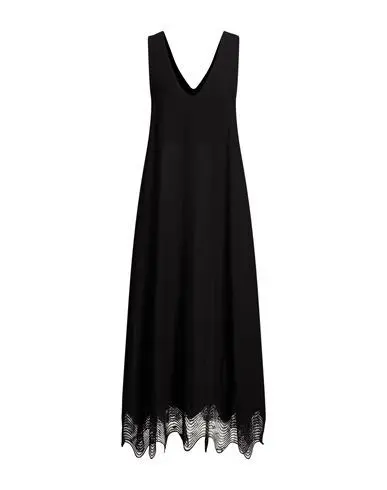Alpha Studio Maxi Dress In Linen And Viscose