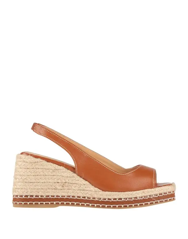 CastaÑer Leather Wedge Espadrilles