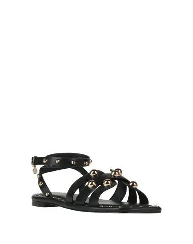 Maje Leather Ankle Strap Sandals