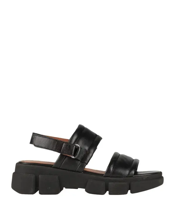 Geox Leather Platform Sandals