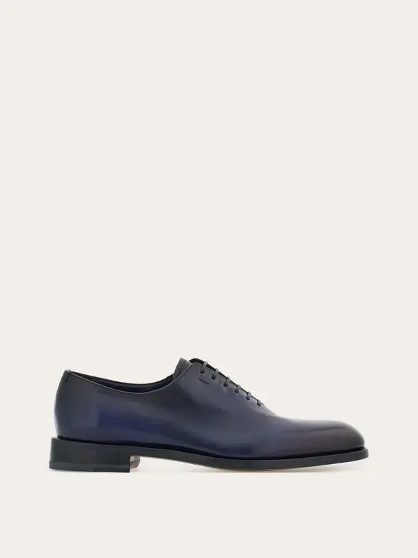 FERRAGAMO Tramezza Plain Toe Oxford - Blue