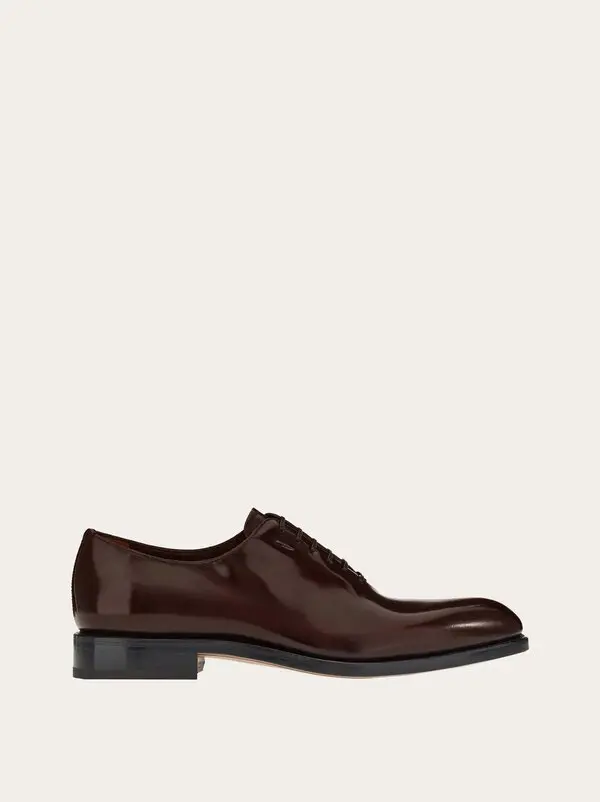FERRAGAMO Tramezza Plain Toe Oxford - Brown