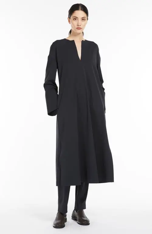 MM BY MAX MARA Mm Rapace Long Sleeve Jersey Midi Dress