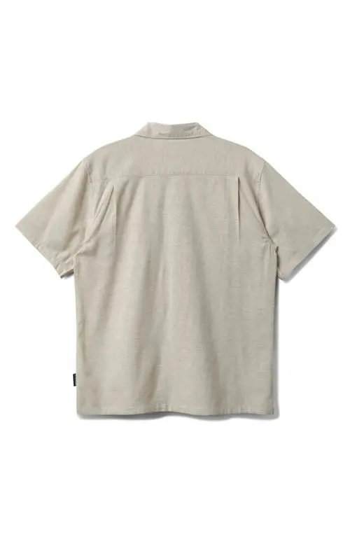 Quiksilver Flecky Island Camp Shirt - Silver Birch