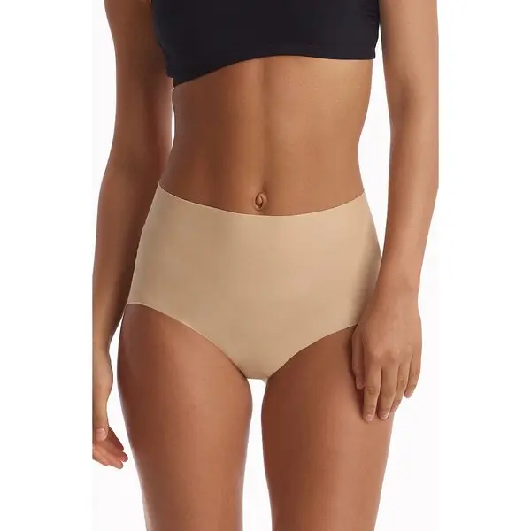 Commando High Waist Bikini - Beige