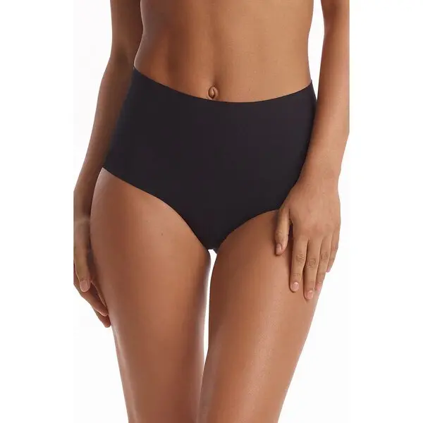 Commando High Waist Bikini - Black