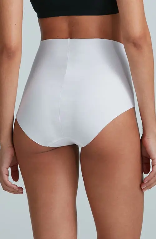 Commando High Waist Bikini - White