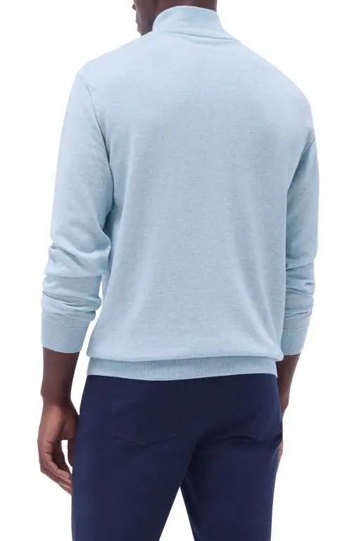 Bugatchi Quarter Zip Pullover - Celadon