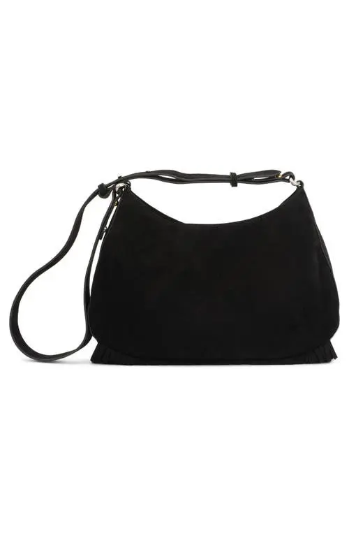 Jeffrey Campbell Lyrical Suede Crossbody Bag - Black Suede