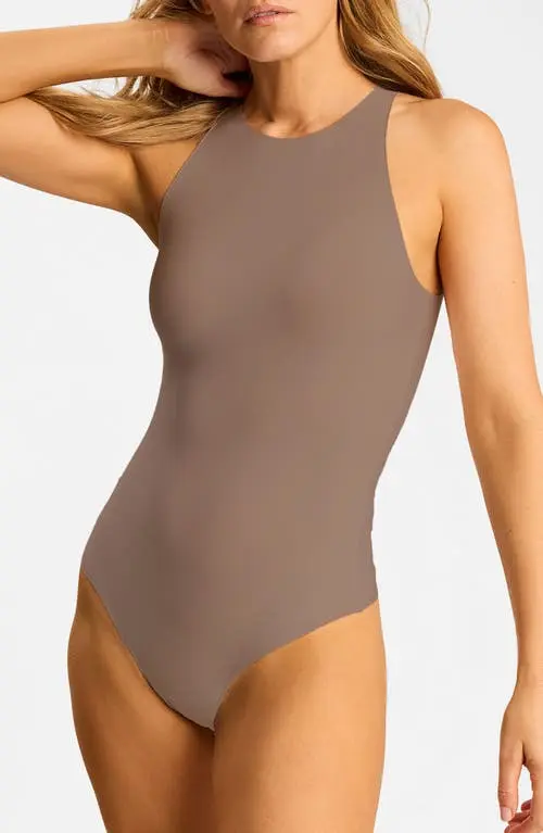 Commando Butter Crewneck Tank Thong Bodysuit