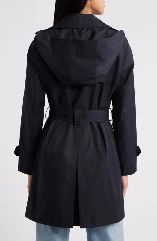 Sam Edelman Short Trench Coat - Navy