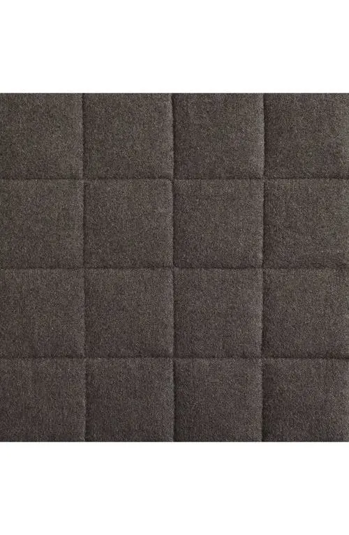 Calvin Klein Mélange Flannel Quilt - Chocolate
