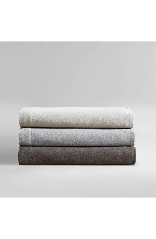 Calvin Klein Mélange Flannel Sheet Set - Silver Grey