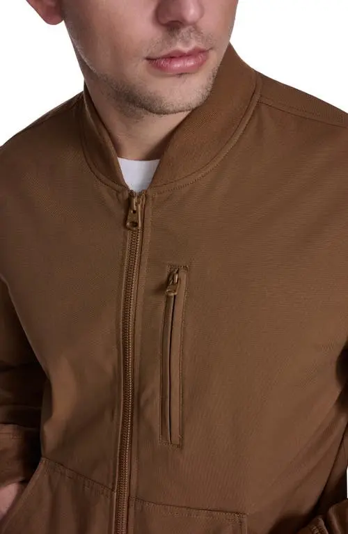 LEVI'S Oxford Water Resistant Bomber Jacket - Brown