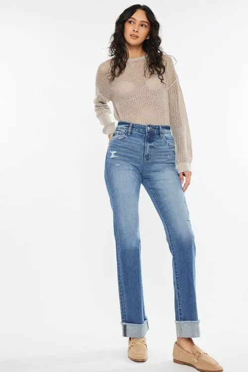 KANCAN Trini High Rise Straight Jeans