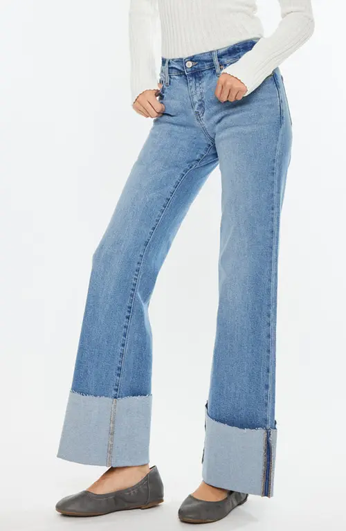KANCAN Emma Mid-rise Wide Leg Jeans
