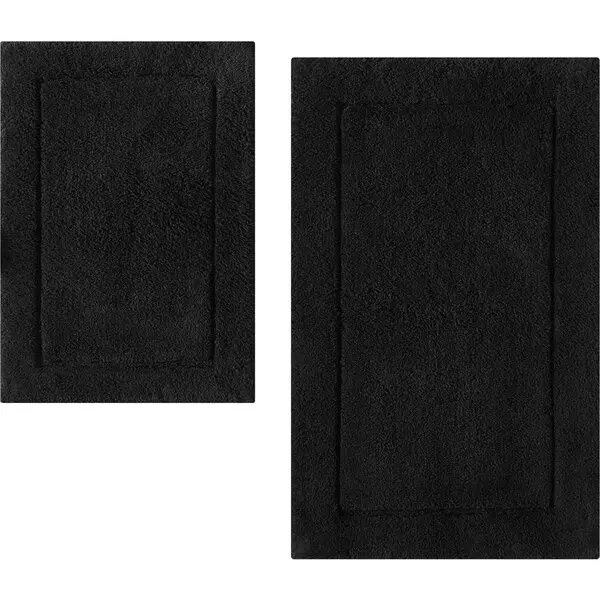 Calvin Klein Essence Solid Bath Mat - Black