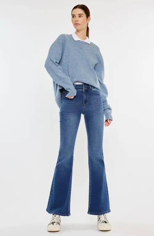 KANCAN Vida High-rise Flare Jeans - Medium Wash