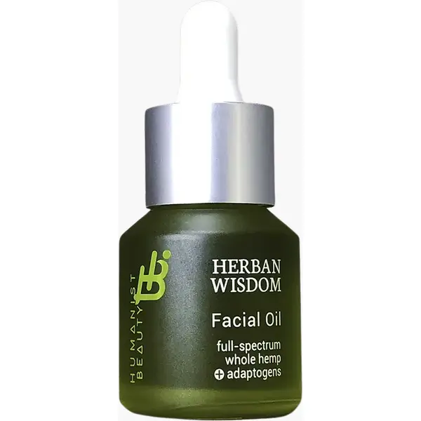 HUMANIST BEAUTY Herban Wisdom Facial Oil - Half Size (0.5oz)