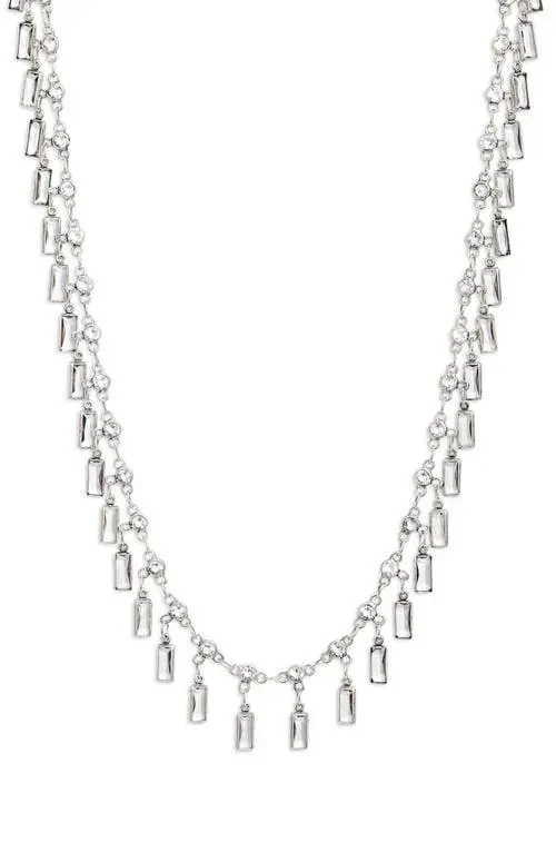CHILD OF WILD Night Sky Zirconia Collar Necklace - Silver