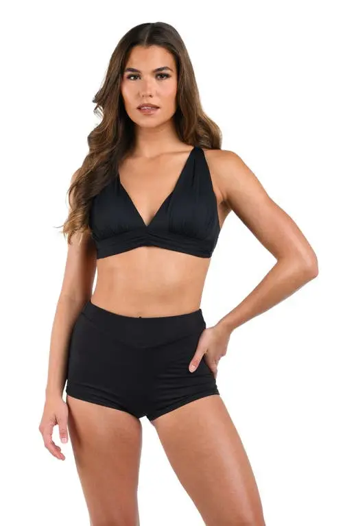 La Blanca Shirred Bikini Top