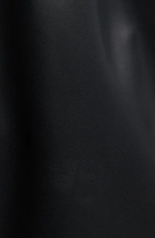 Michael Kors Long Faux Leather Trench Coat