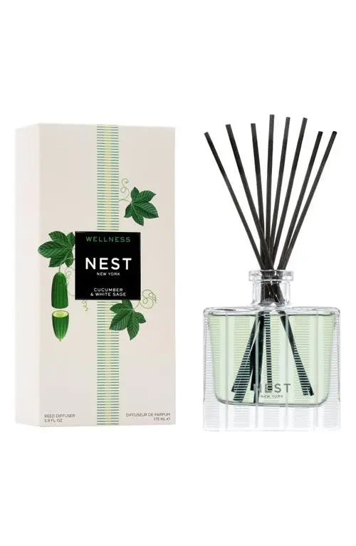 NEST NEW YORK Cucumber & White Sage Reed Diffuser