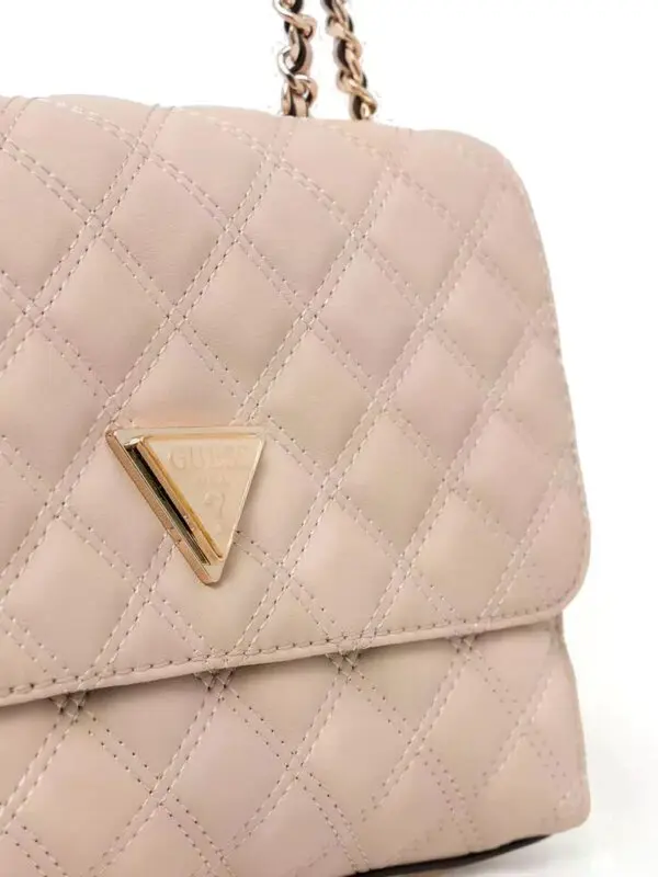 Guess Logo-plaque Crossbody Bag - Pink