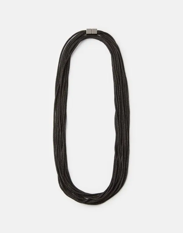 Lafayette 148 New York Signature Mesh Chain Necklace - Black