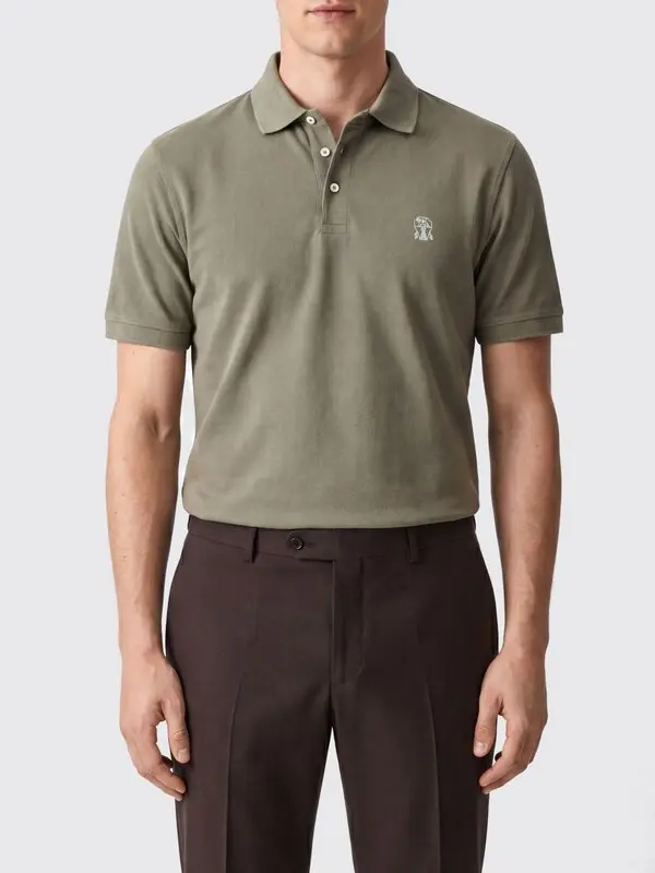 Brunello Cucinelli Polo Shirt - Kaki