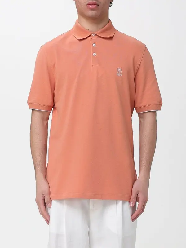Brunello Cucinelli Polo Shirt - Orange