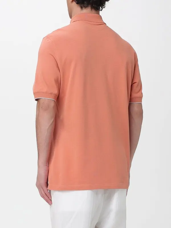 Brunello Cucinelli Polo Shirt - Orange