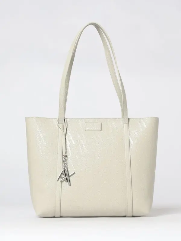 Armani Exchange Monogram Shopper Tote - Sand