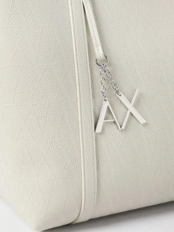 Armani Exchange Monogram Shopper Tote - Sand