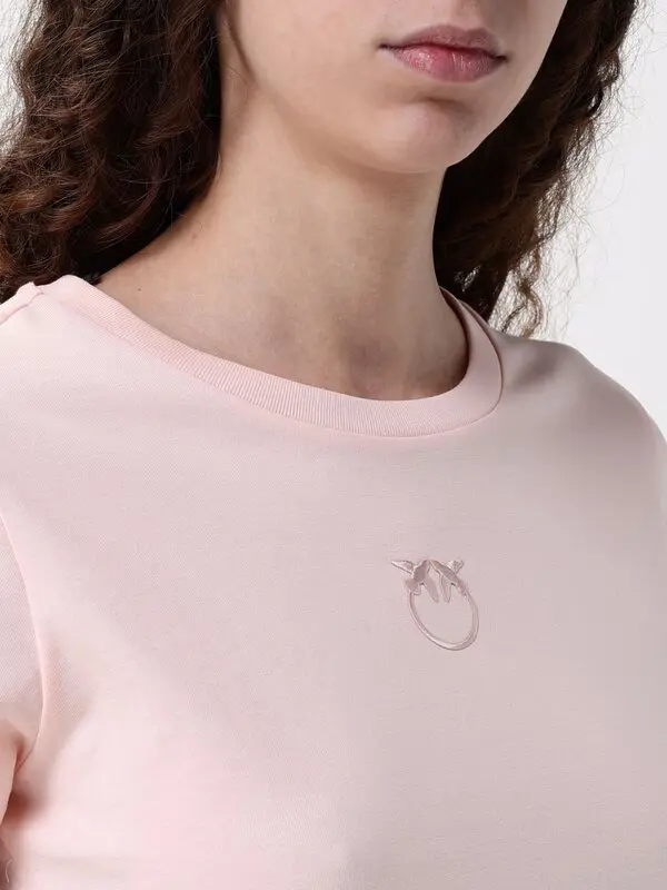 Pinko Embroidered T-shirt - Pink