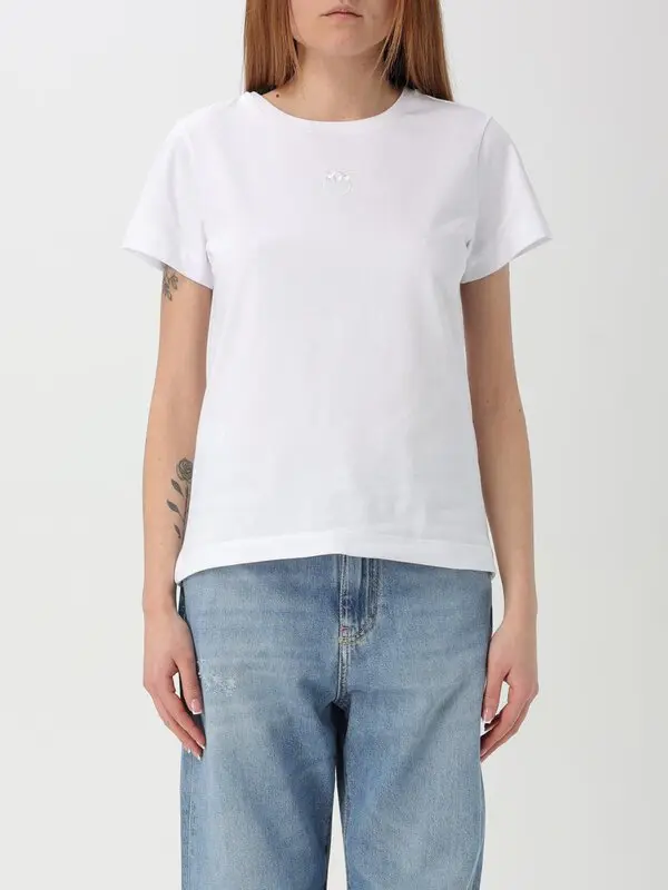 Pinko Embroidered T-shirt - White