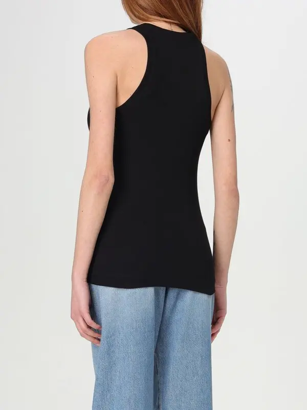 Pinko Ribbed Tank Top - Black