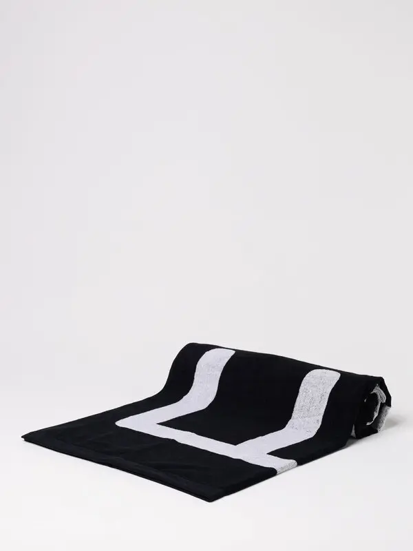 Emporio Armani Bath And Beach Towels Lifestyle - Black