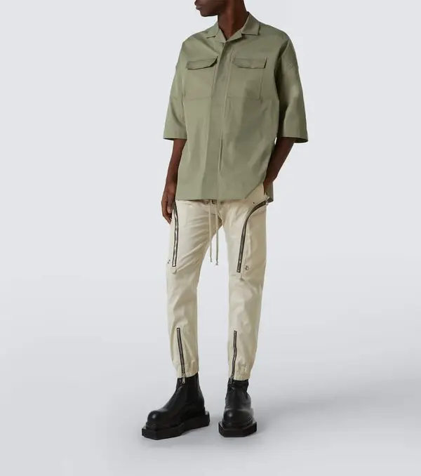 Rick Owens Magnum Tommy Cotton-blend Poplin Shirt
