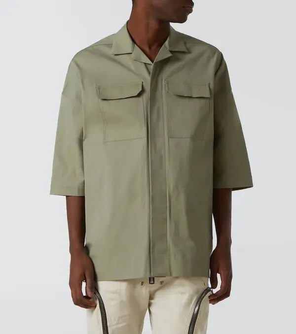 Rick Owens Magnum Tommy Cotton-blend Poplin Shirt