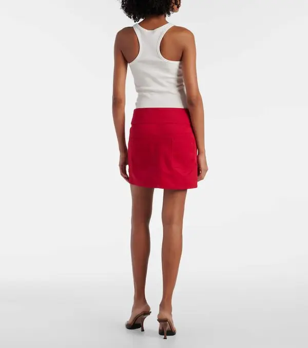 COURREGES Belted Mini Skirt