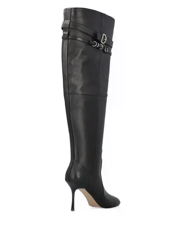 Pinko Leather Over-the-knee Boots