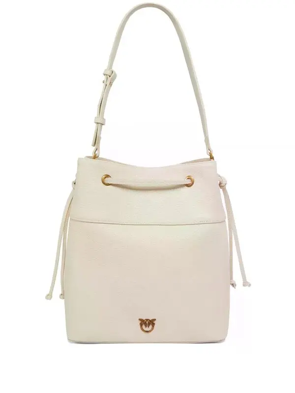 Pinko Forever Bucket Bag - White