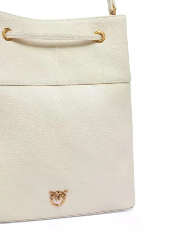 Pinko Forever Bucket Bag - White