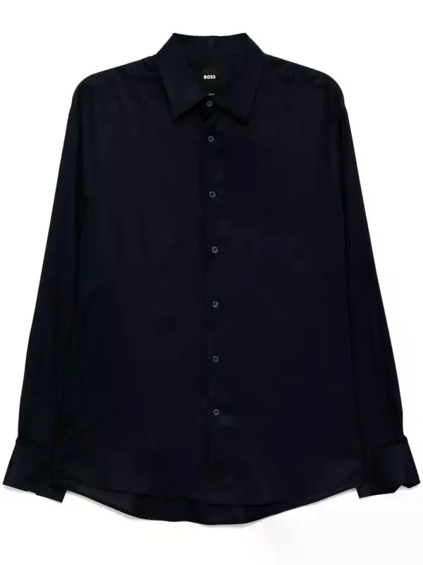 BOSS Long-sleeved Shirt - Blue