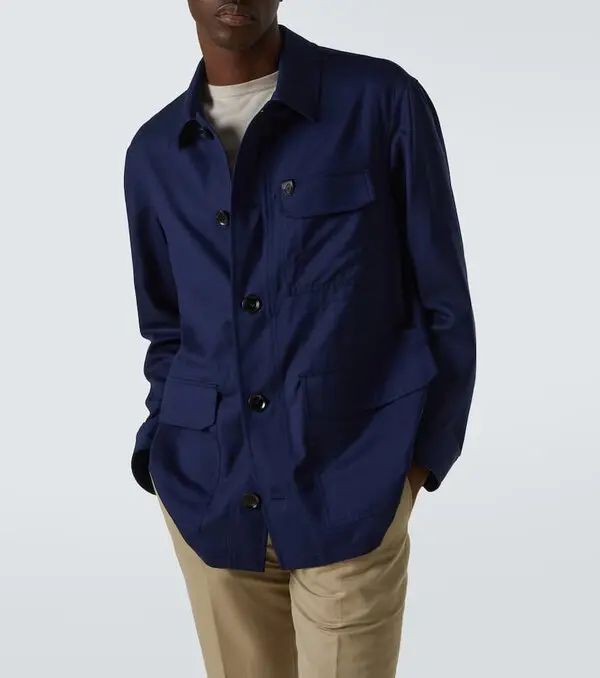 Brioni Wool And Silk Jacket