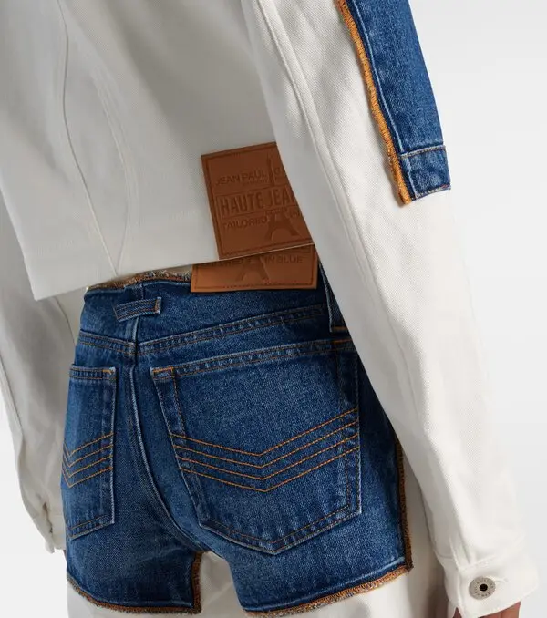 JEAN PAUL GAULTIER Petit Grand Paneled Denim Jacket