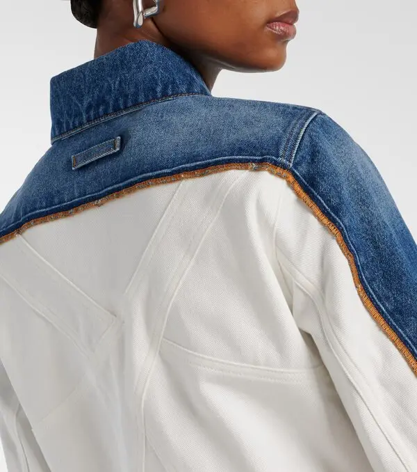 JEAN PAUL GAULTIER Petit Grand Paneled Denim Jacket